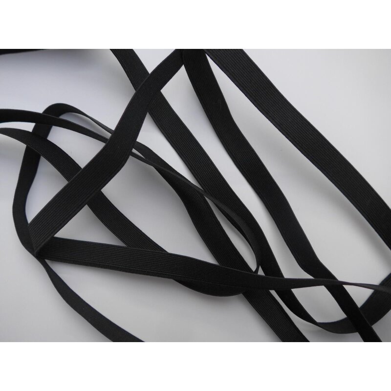 Gummiband 15mm schwarz elastisch Meterware